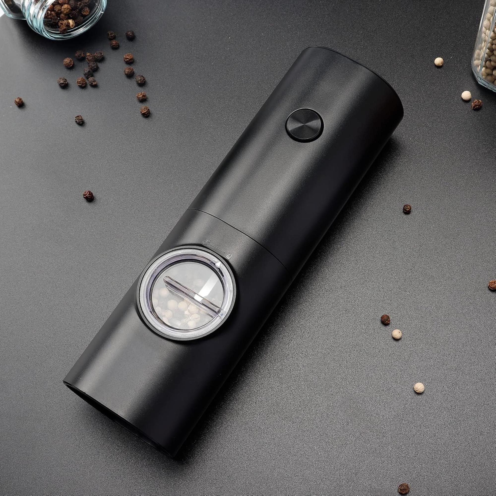 Textiles Hub Electric Pepper Grinder Or Salt Mill, Battery Powered ...