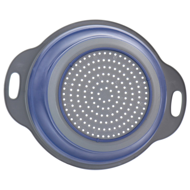 Oster Blue Collapsible Plastic Colander | Wayfair