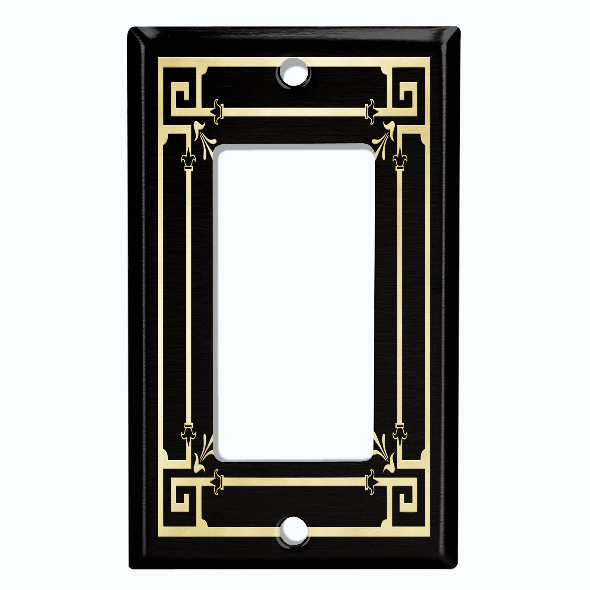 WorldAcc Victorian Vintage 1-Gang Rocker Wall Plate | Wayfair