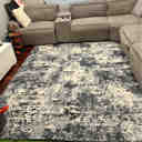 Mercury Row® Baez Abstract Light Blue Area Rug & Reviews | Wayfair