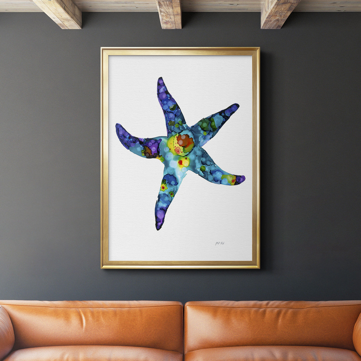 Wexford Home Sea Star Premium Framed Print - Ready To Hang - Wayfair Canada