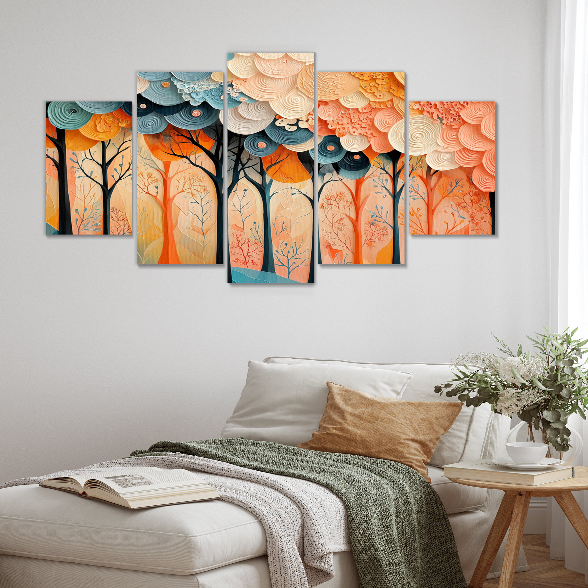 Lark Manor™ Forest Trees Dream Fragments Forest I - Forest Wall Art ...