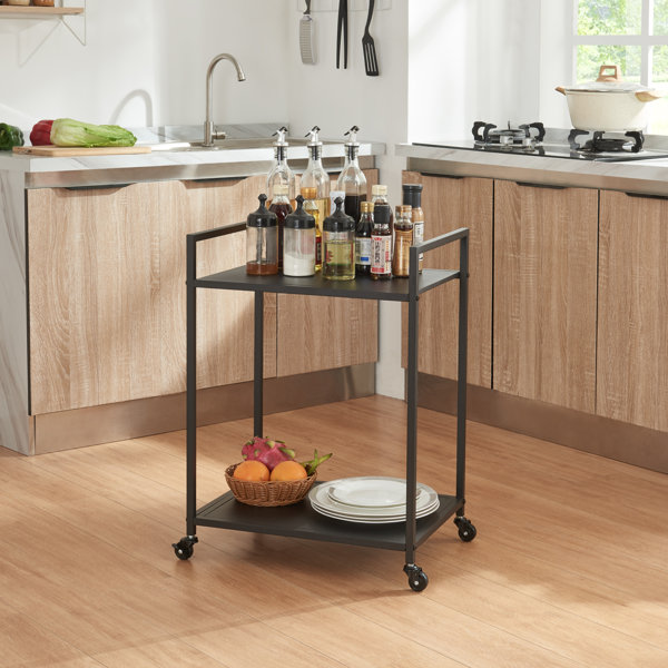 17 Stories Romaeo Metal Kitchen Cart | Wayfair.co.uk