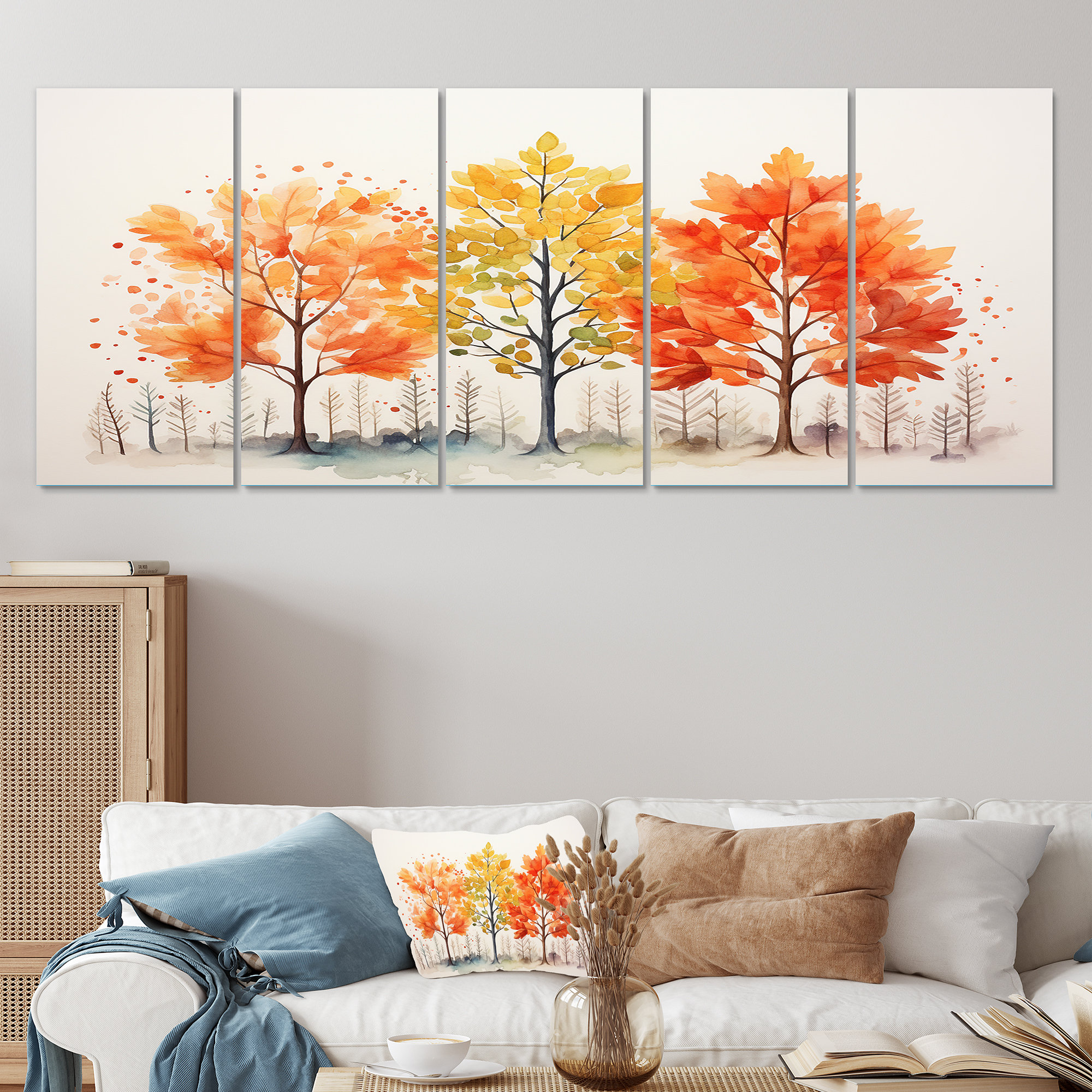 Lark Manor™ Yellow And Orange Autumn Leaves Beauty II - Tree Maple 5 ...