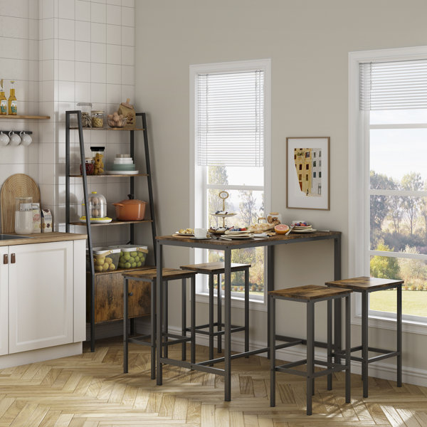 17 Stories Denetra 5 - Piece Dining Set | Wayfair