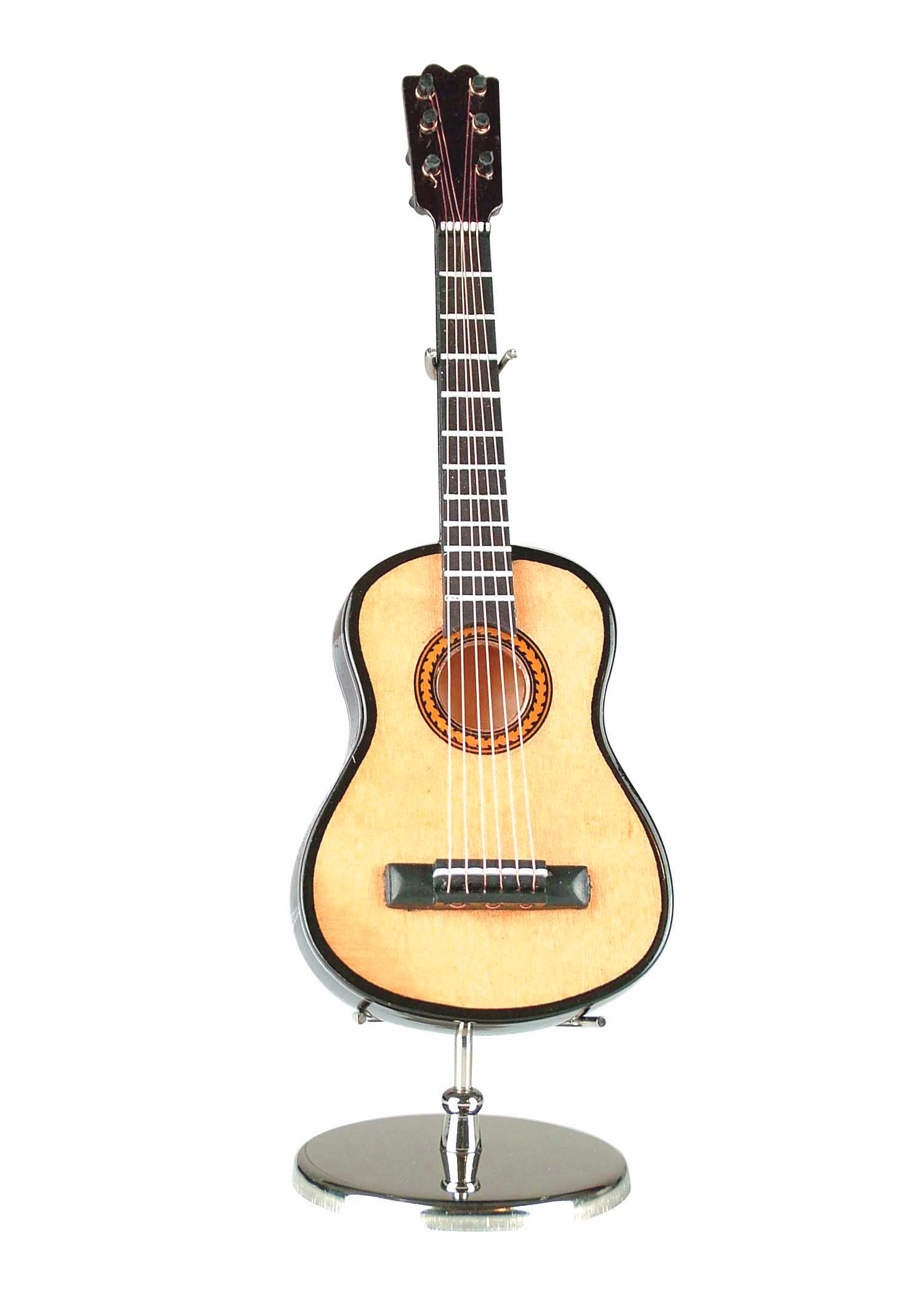 Bungalow Rose 8.7" Classic Steel String Guitar Music Box With Case ...