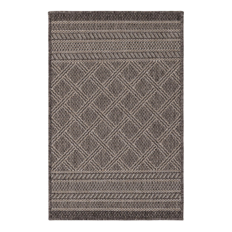 Unique Loom Outdoor Trellis Geometric Rug | Wayfair