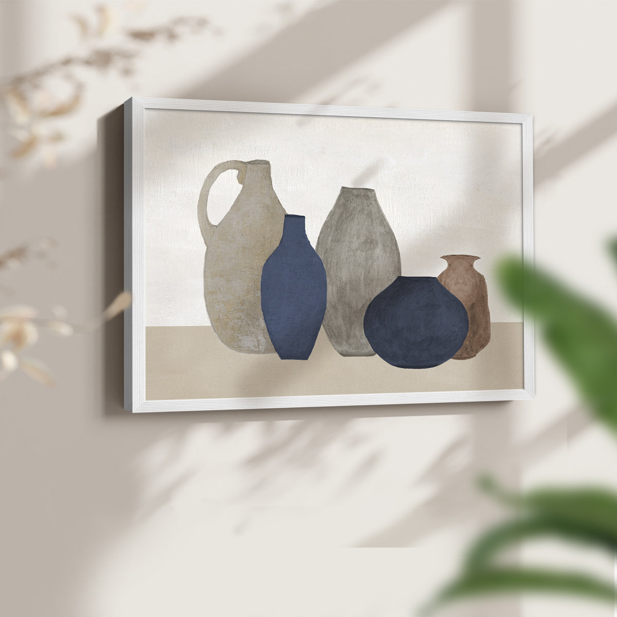 Winston Porter Simple Vessels -Framed Print - Restickable | Wayfair