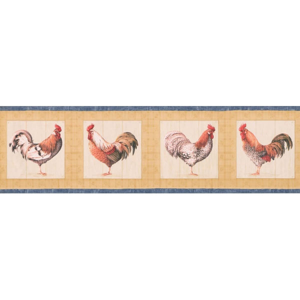 August Grove® Concord Wallcoverings Wallpaper Border Country Pattern ...