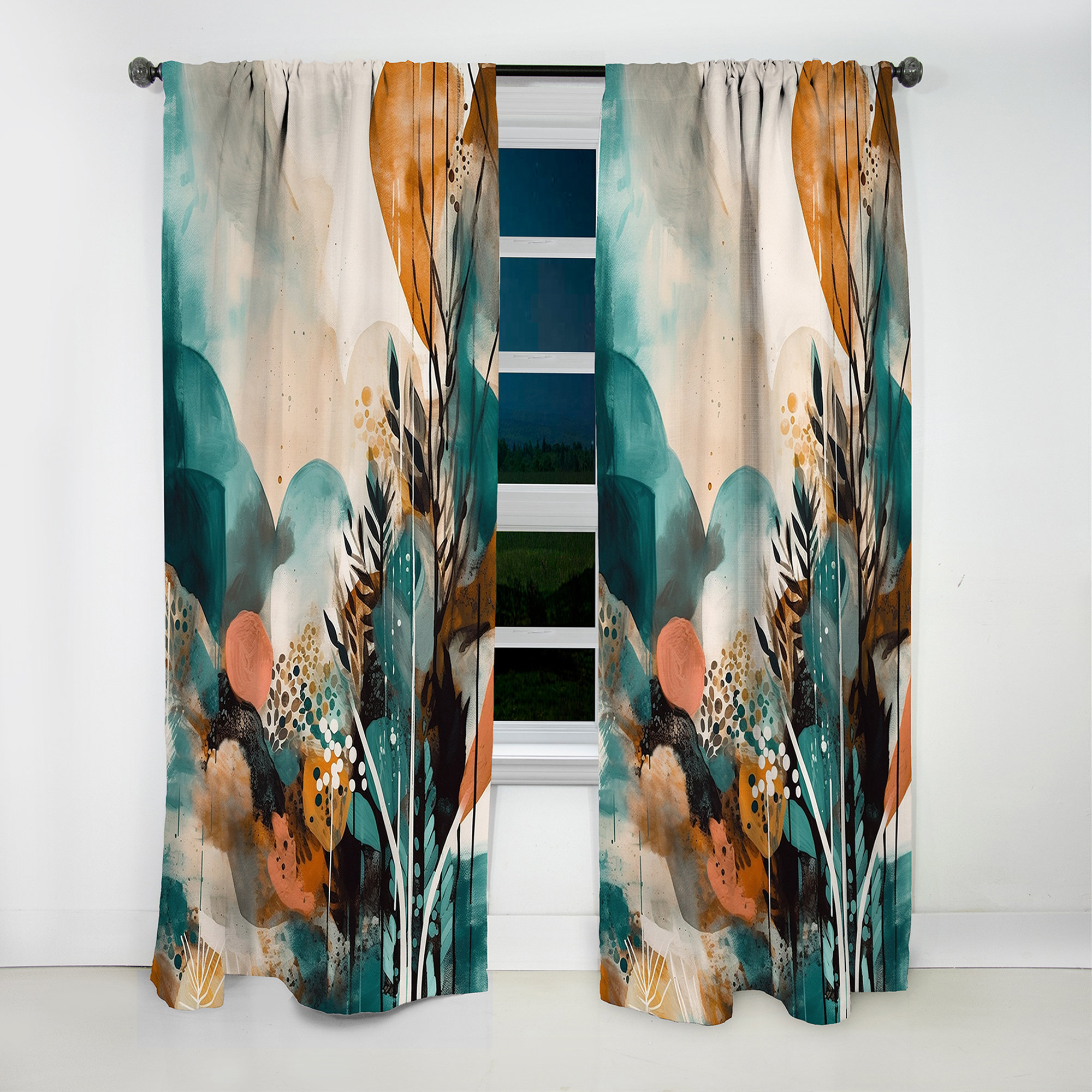 Dakota Fields Kielee - Green And Cream Visions In Boho - Traditional ...