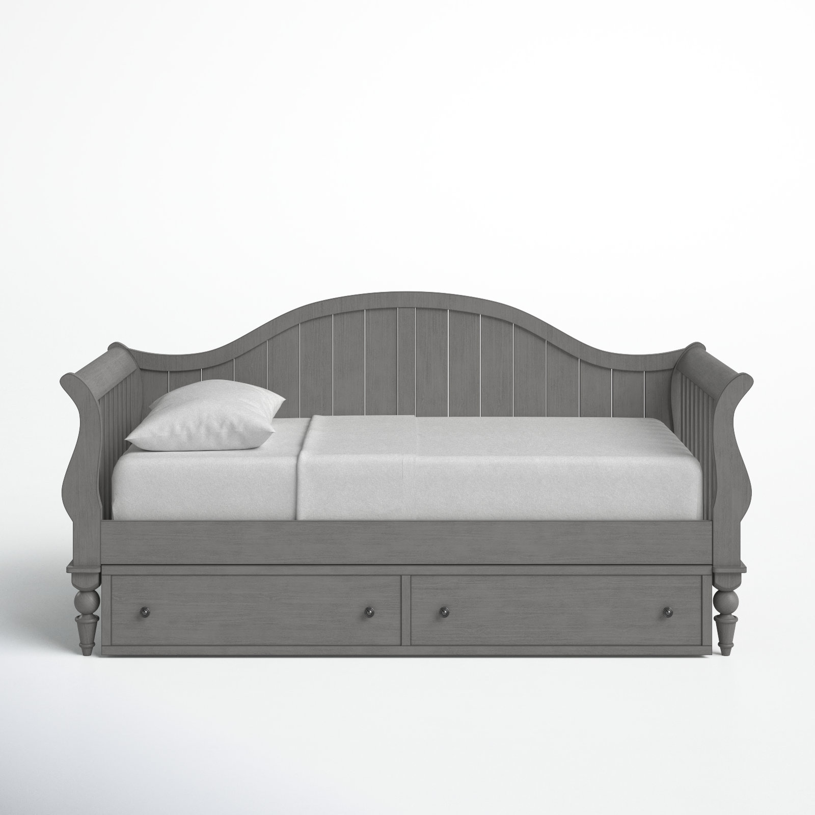 Birch Lane™ Delaria Open Side Daybed with Trundle - Twin & Reviews ...