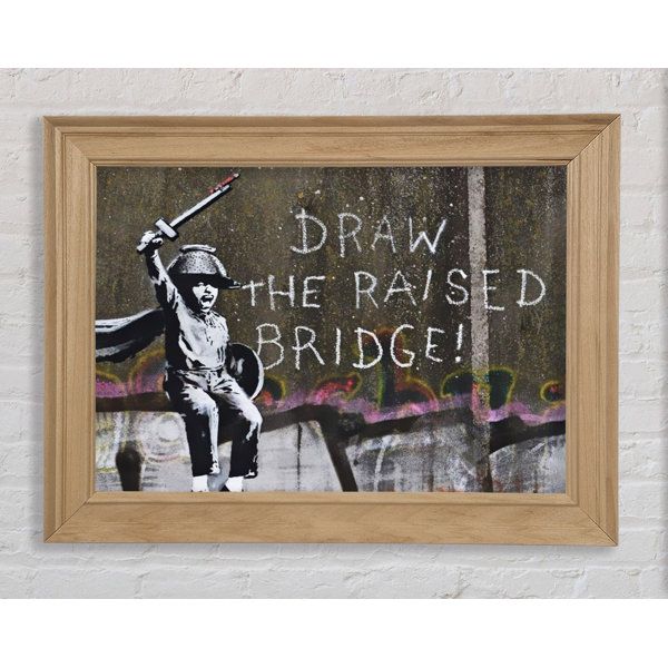 Bright Star Draw The Raised Bridge - Single Picture Frame Print ...