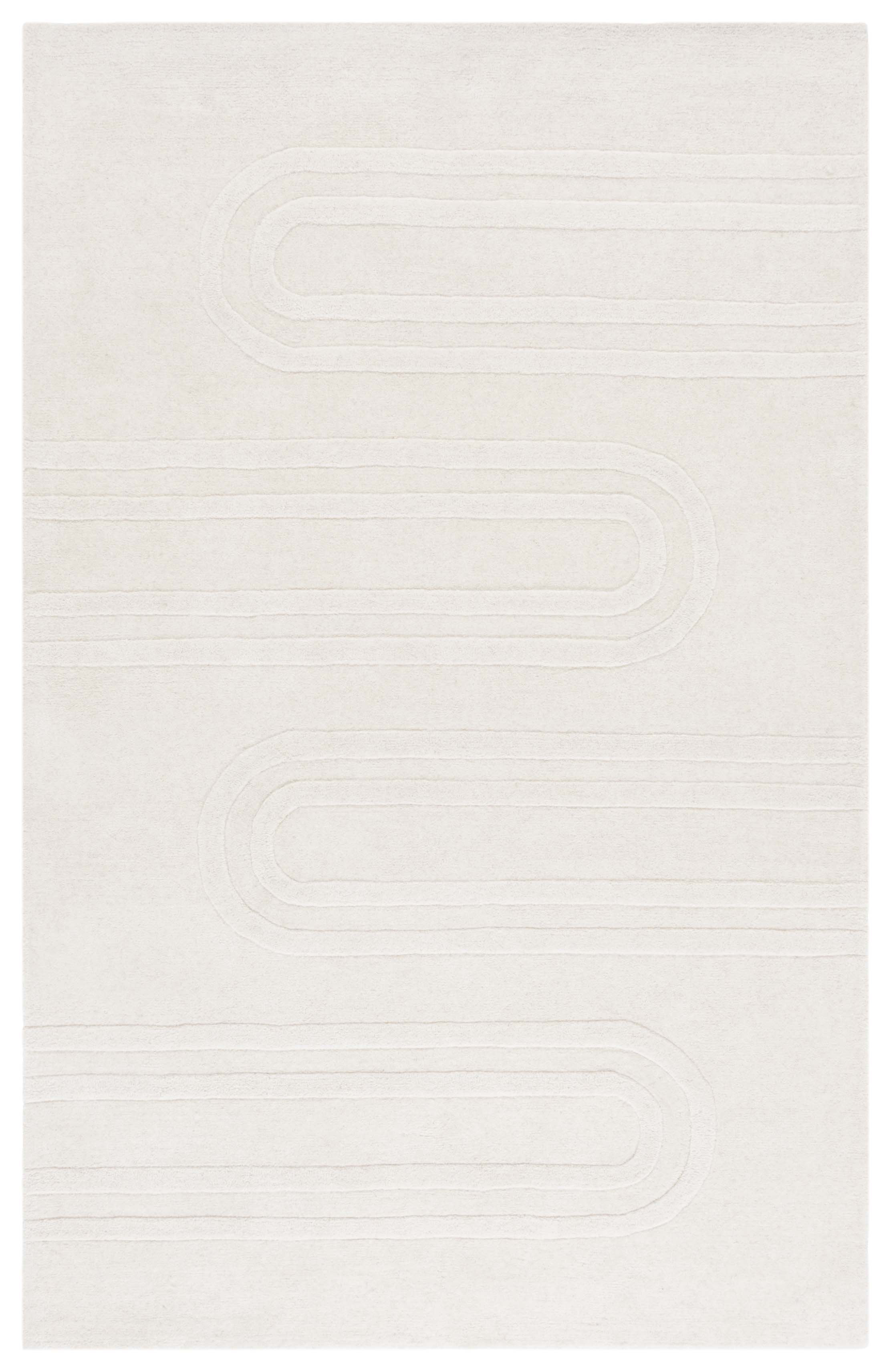 Latitude Run® Mebsuta 501 Hand Tufted Wool/Cotton Geometric Shapes ...
