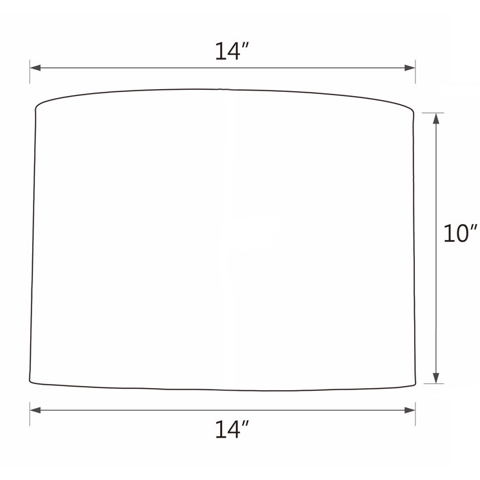 Aspen Creative Corporation 10" H Tetoron Rayon Fabric Drum Lamp Shade ...