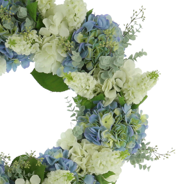 Creative Displays, Inc. Hydrangea And Snapdragon Wreath | Perigold
