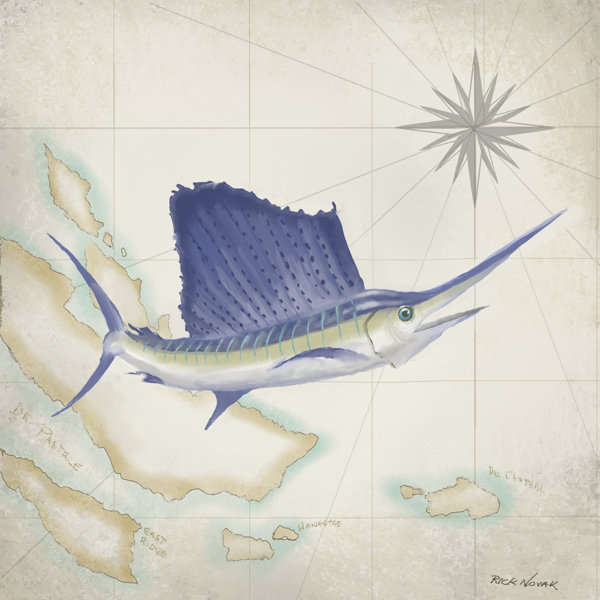 Rosecliff Heights Sailfish Map II - Wayfair Canada