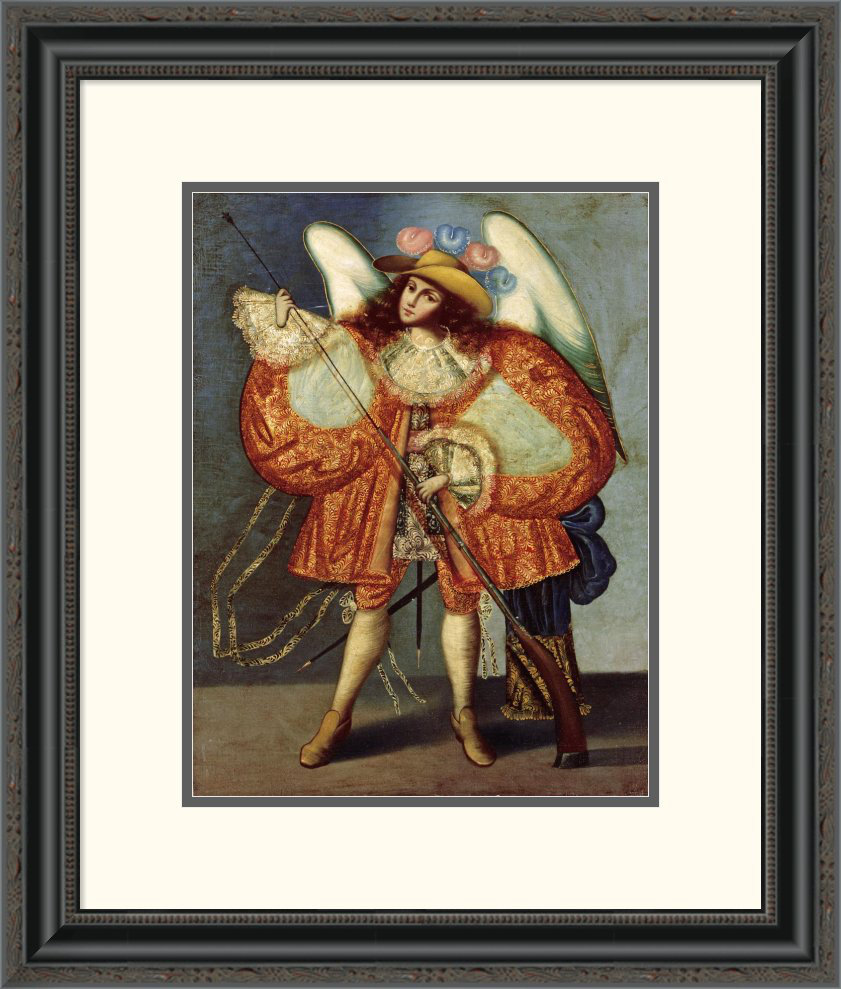 Global Gallery 'Arcangel Con Arcabuz' Framed Painting Print | Wayfair