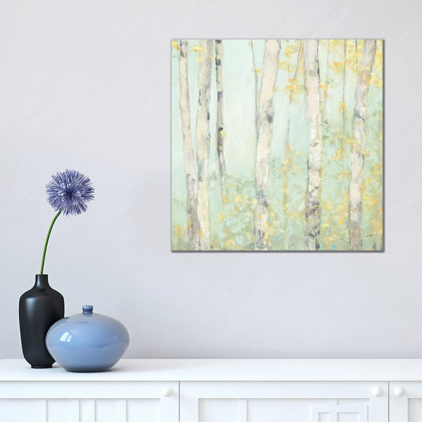 Union Rustic Spring Birches by Julia Purinton - Wrapped Canvas Print ...