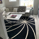 Latitude Run® Hand Tufted Wool Abstract Rug & Reviews | Wayfair