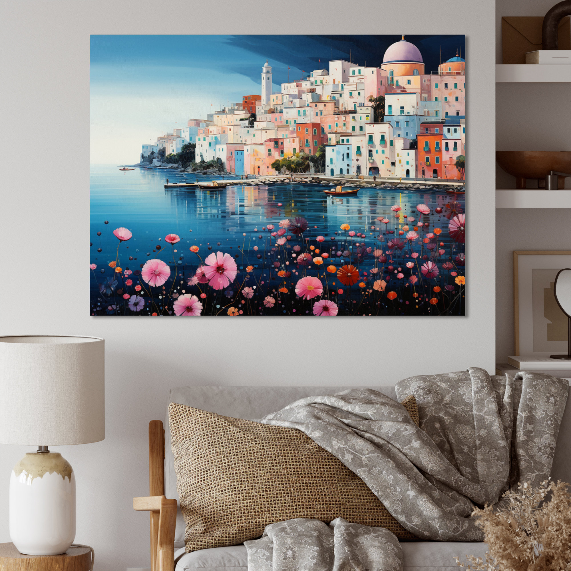 Latitude Run® Pink Italy Capri Dreams - Italy Wall Art Prints - Wayfair ...