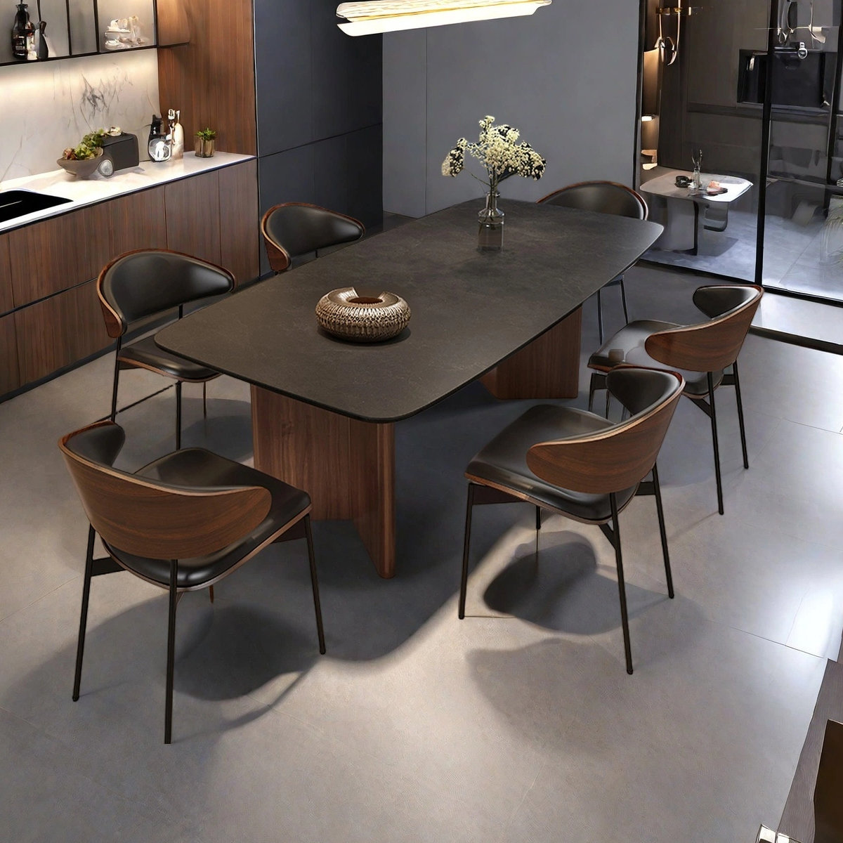 Graceful Nests Furnishings Retro household small-sized dining table ...