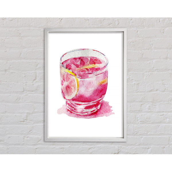 Bright Star Pink Lemonade - Single Picture Frame Art Prints on Canvas ...