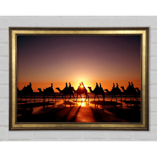 Highland Dunes Camel Caravan - Print | Wayfair.co.uk