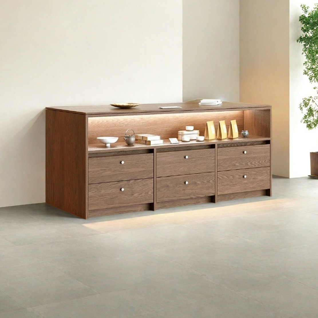 BILBRA Fashion Retro Style Display Cabinet | Wayfair