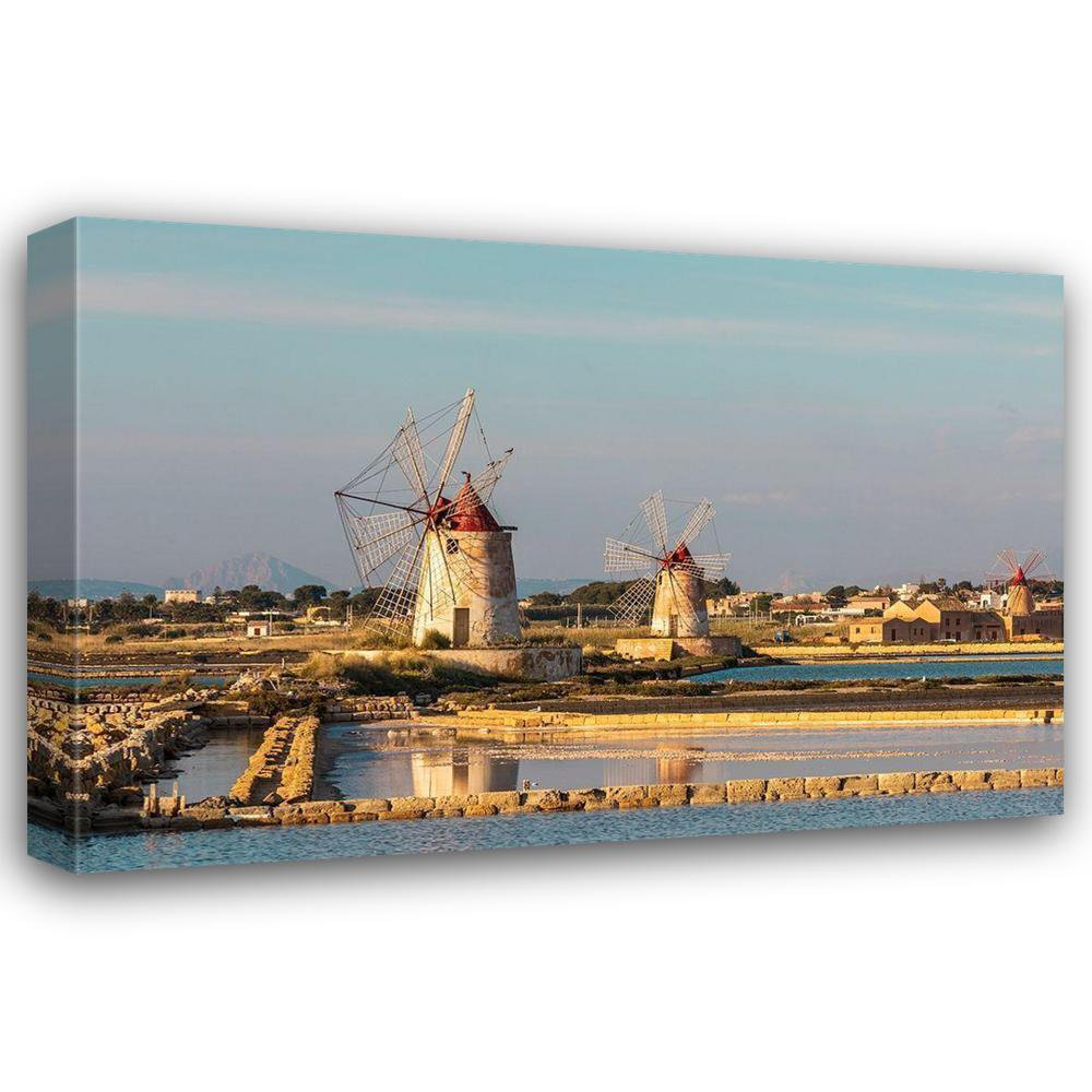 Gracie Oaks Wilson, Emily Trapani Province, Marsala Wind mills salt ...