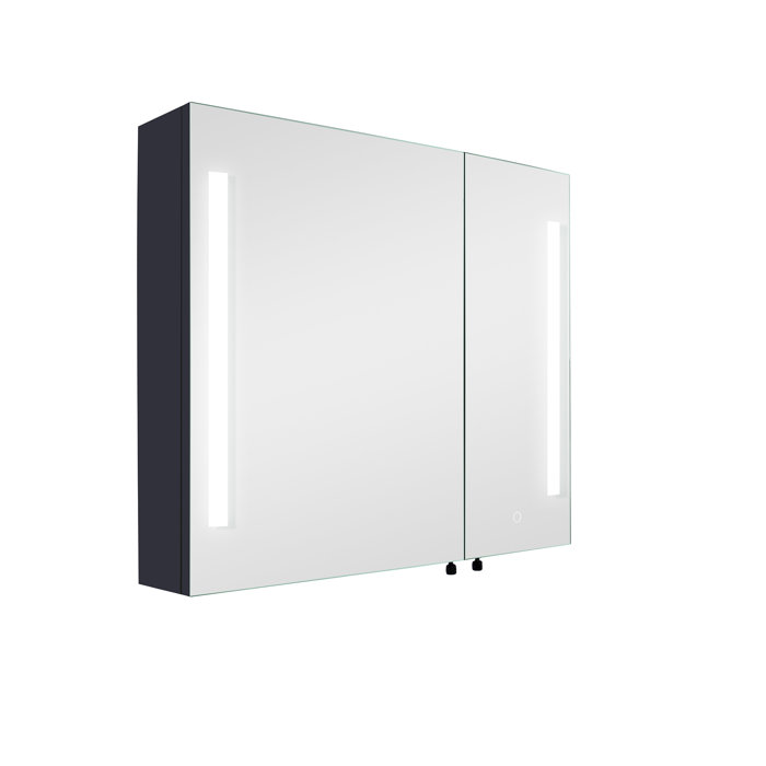 Ivy Bronx Alexyss 30'' W 26'' H Surface Framed Medicine Cabinet with ...