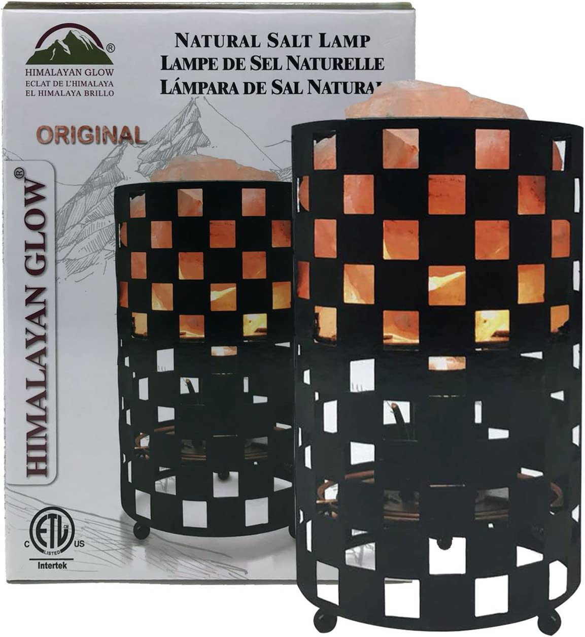 WBM LLC Himalayan Glow Lattice Style USB Multi color Night Light with ...