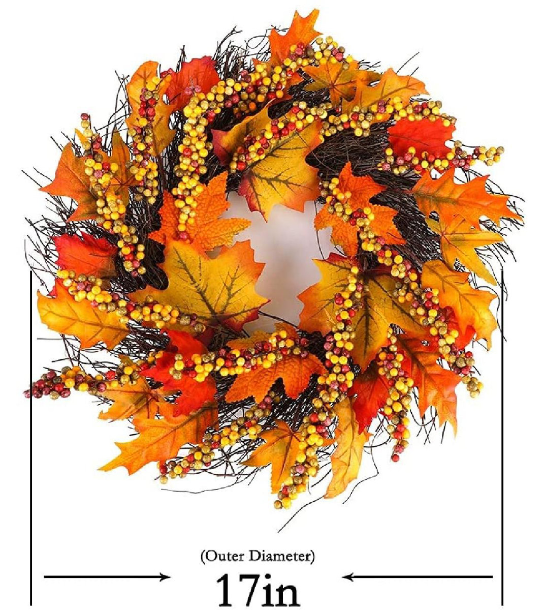 The Holiday Aisle® 17.72 Foam Wreath | Wayfair