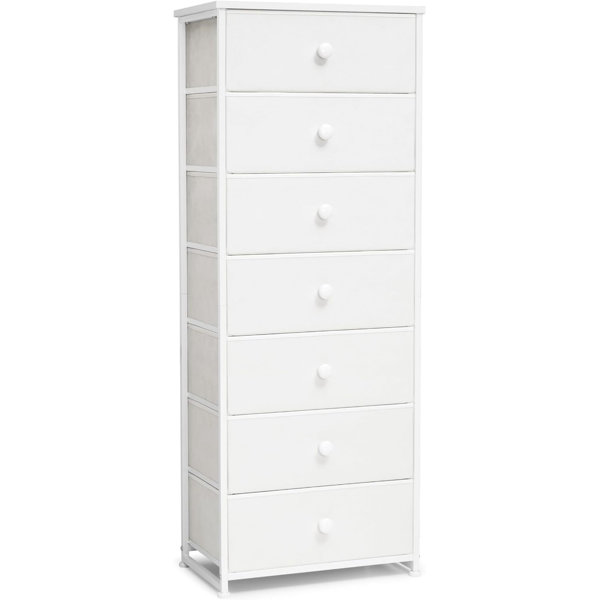 Hokku Designs Tall Dresser, 7-Drawer Fabirc Storage Tower, Chests Of ...