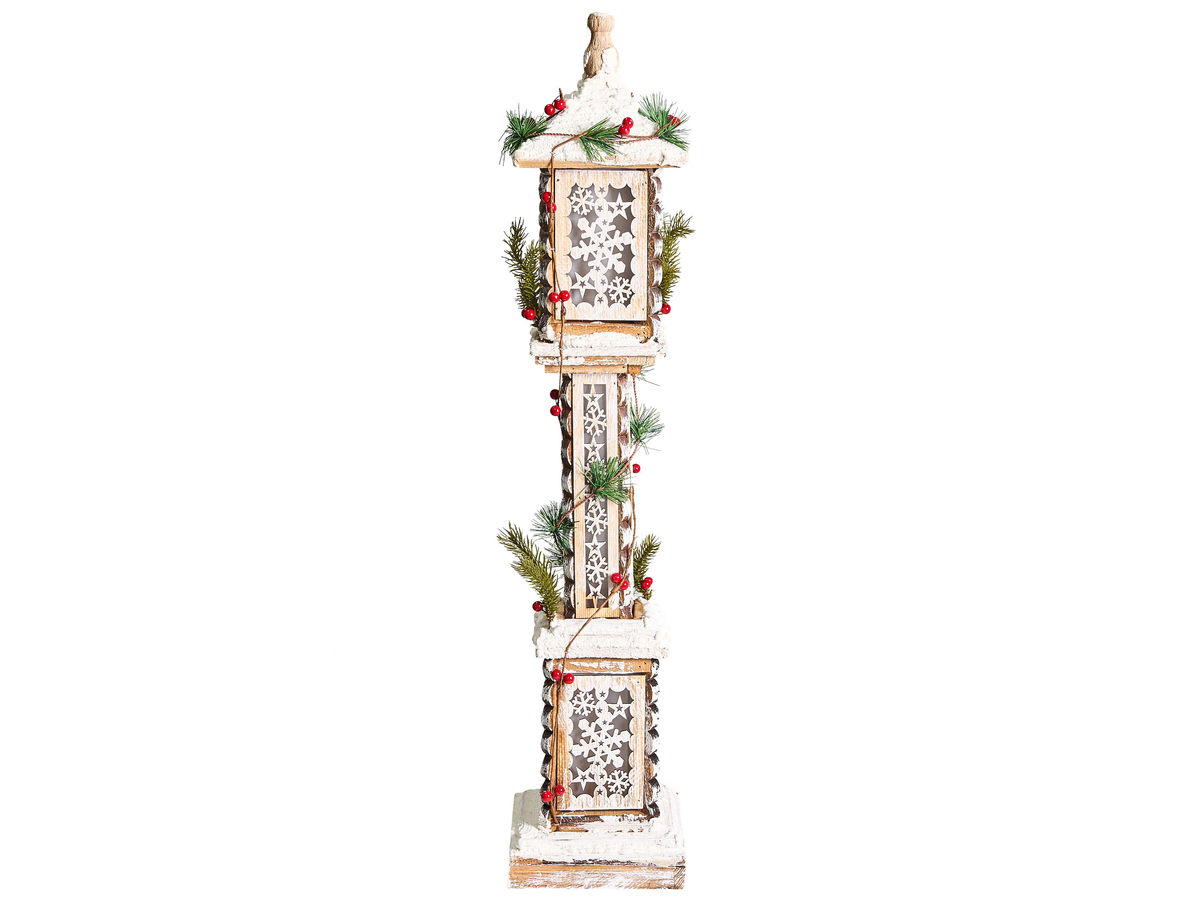 The Seasonal Aisle Christmas Decoration LED LENTIRA Post Lamp 80 cm ...