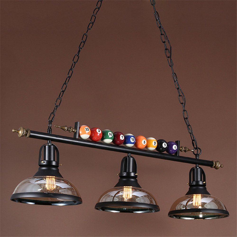 Williston Forge Kasha 3 - Light Pool Table Lights Bell Pendant with ...