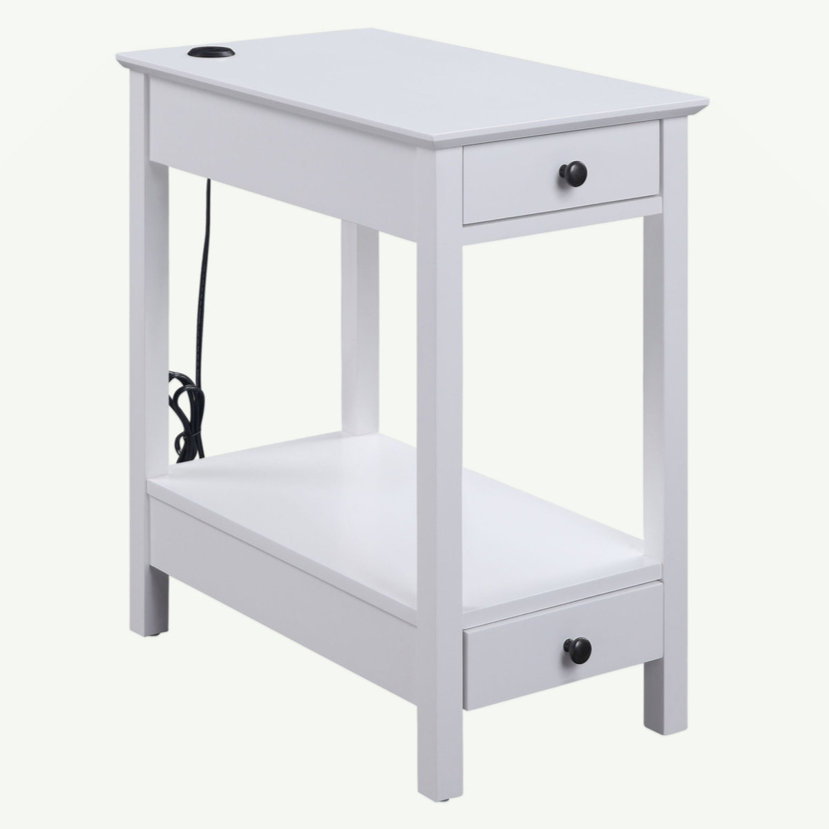 Red Barrel Studio® Storage Accent Table With USB | Wayfair