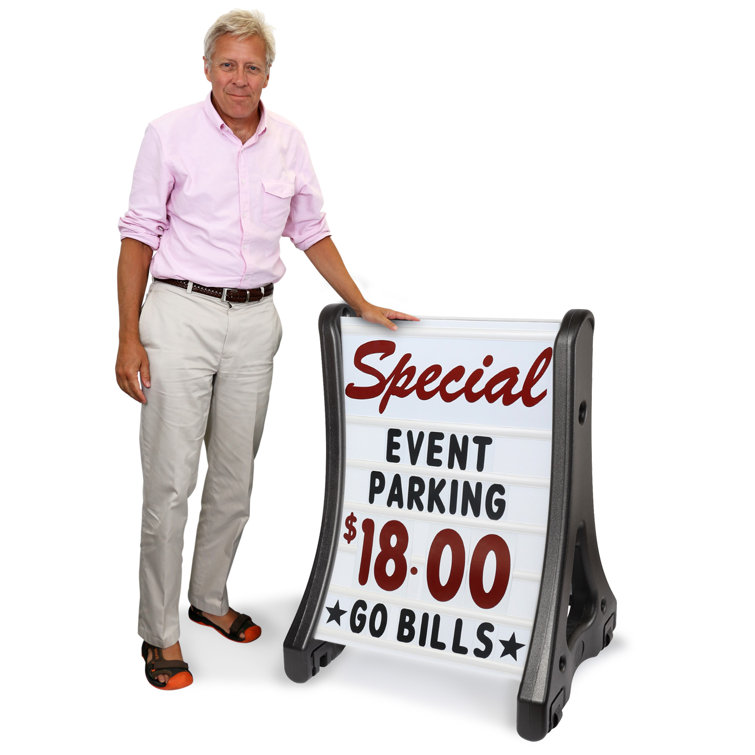 Flexible Sidewalk Sign 24 X 36 Message Board Vulcan