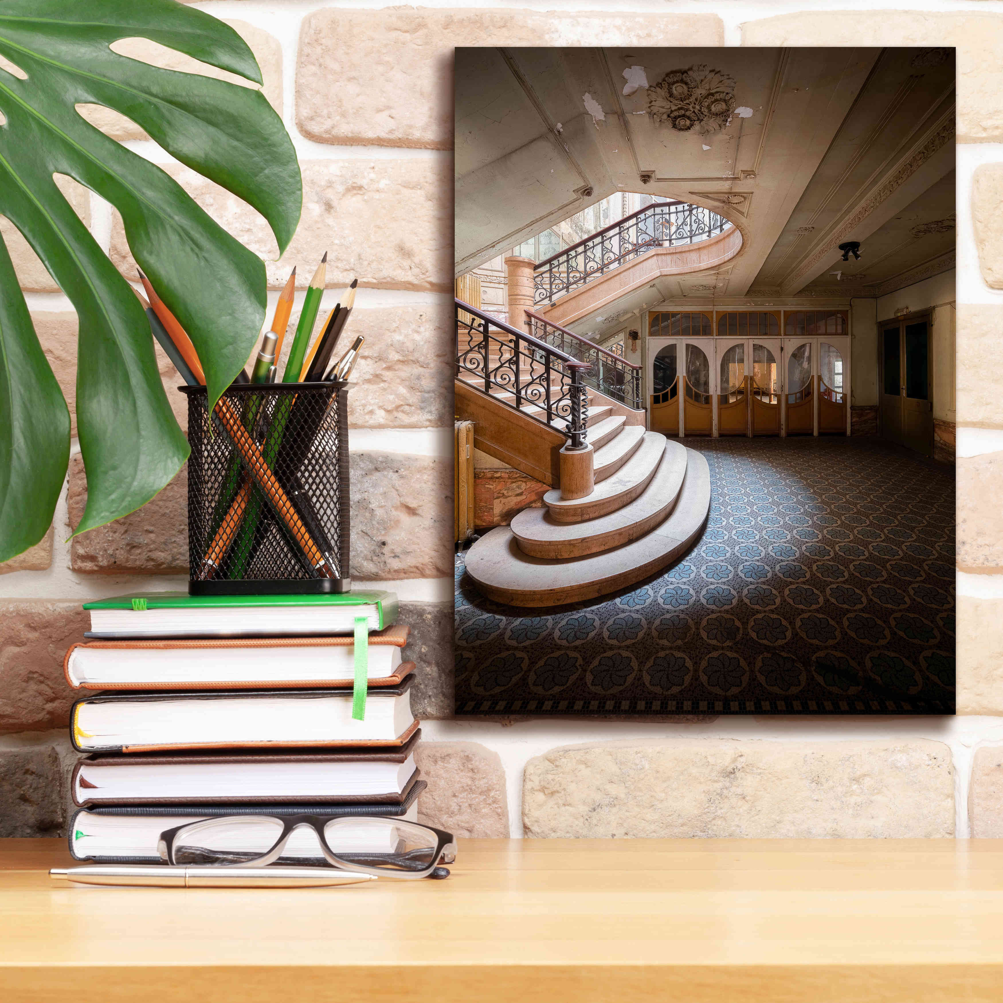 Alcott Hill® Epic Graffiti 'Stairs From The Side' By Roman Robr Stairs ...