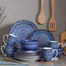 Vancasso Mandala 32 Piece Porcelain Dinnerware Set, Service for 8 ...