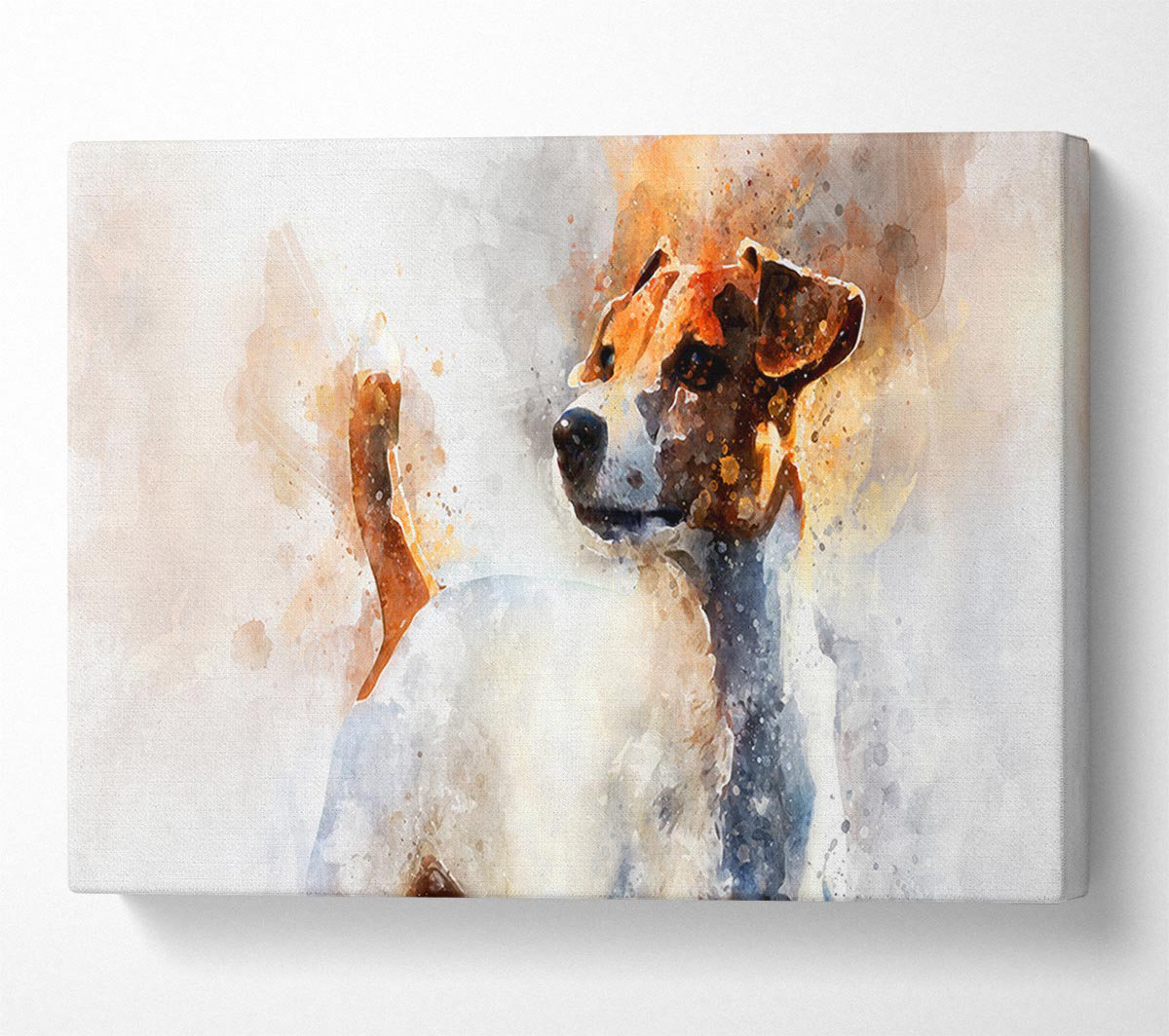Marlow Home Co. The Jack Russell Splatter - Wrapped Canvas Art Prints ...