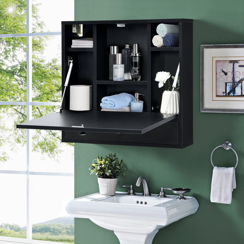 space saving wall mounted desk