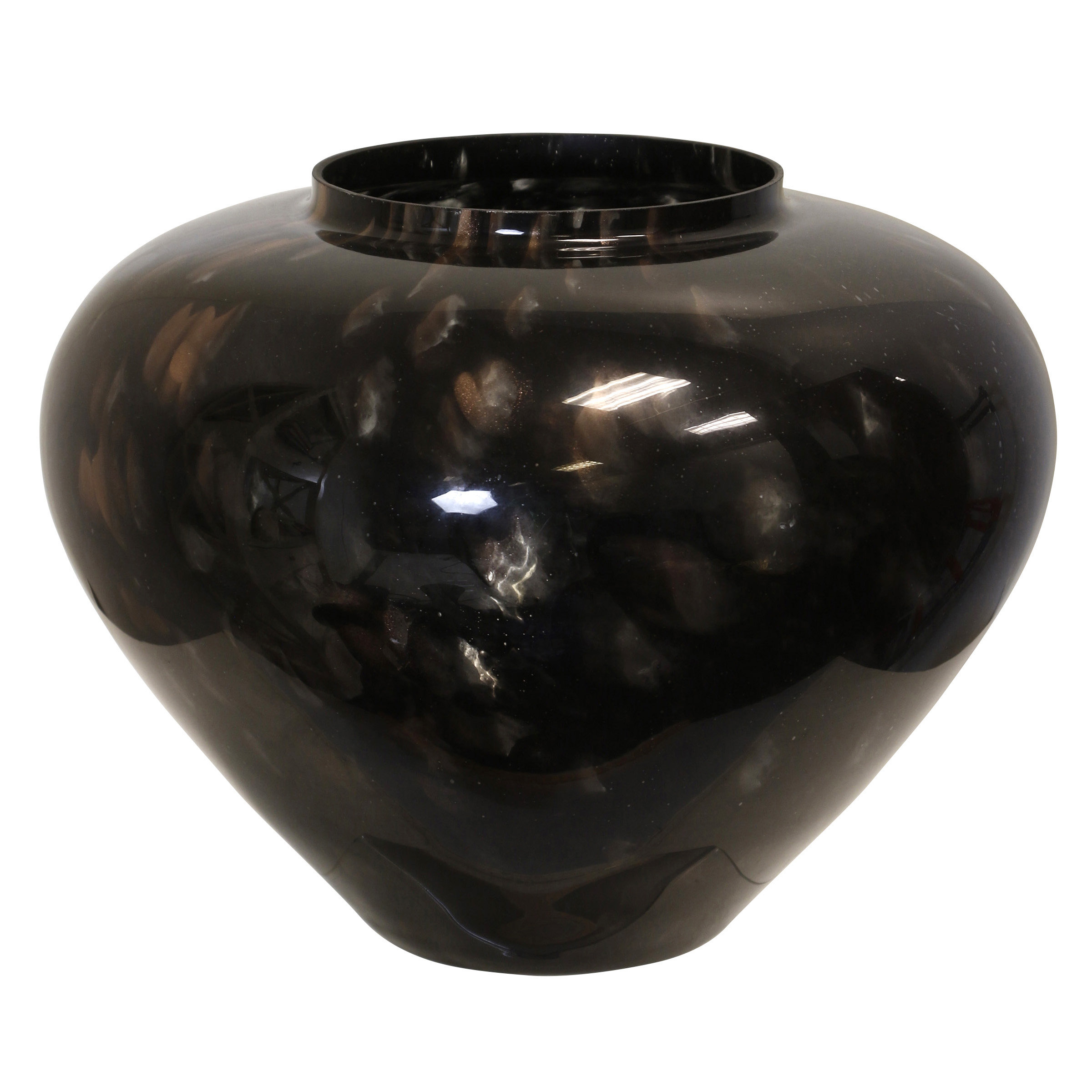 Latitude Run® Pandora Vase - Black Avventurina Iris | Wayfair