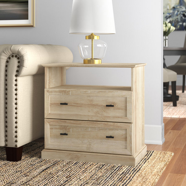 Alcott Hill® Cydny Classic Open-Top 2-Drawer Nightstand & Reviews | Wayfair