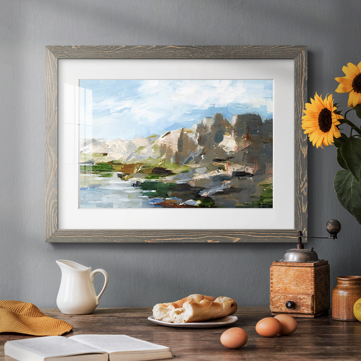 Red Barrel Studio® Western Cliffs II Framed On Paper Print - Wayfair Canada