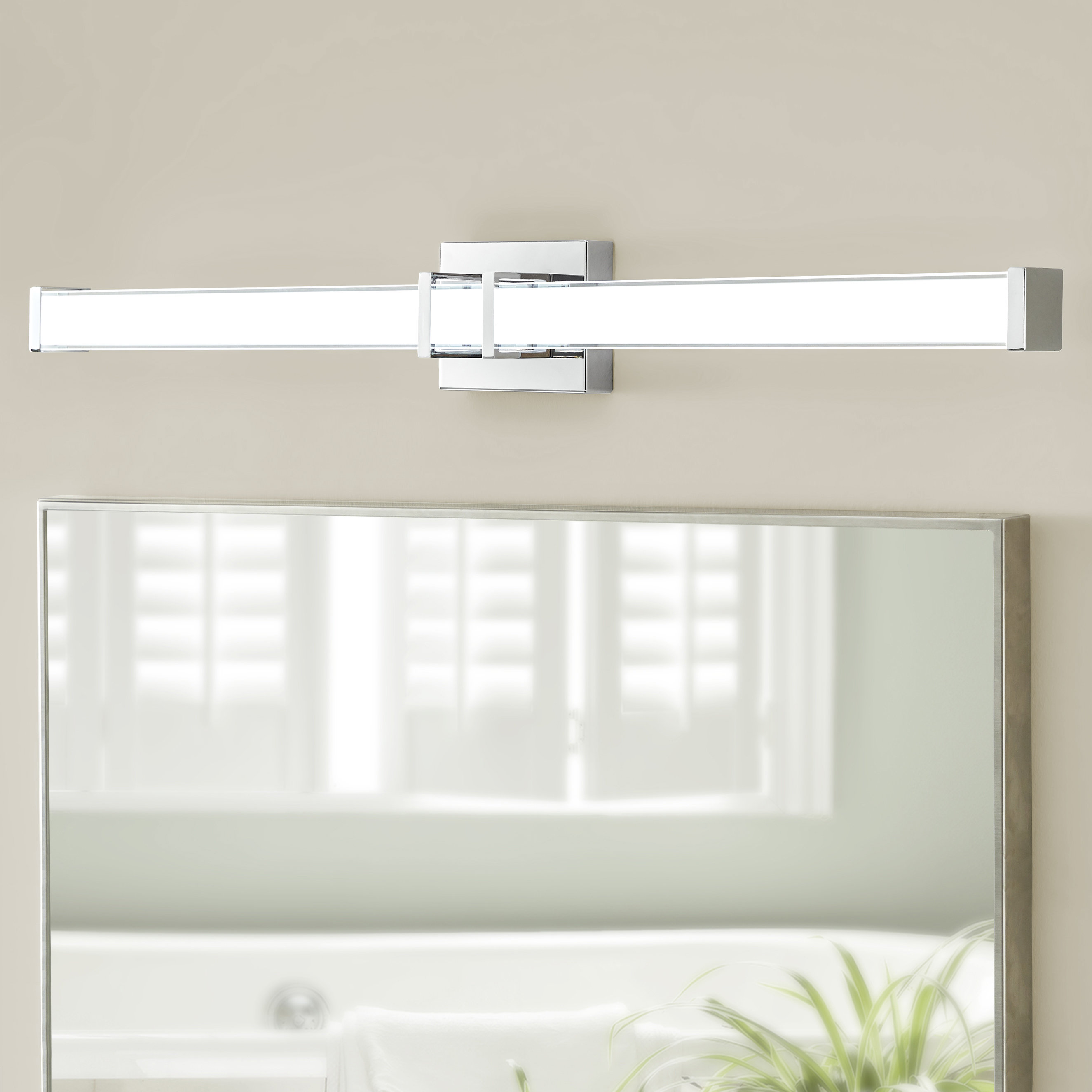 Ebern Designs Jambi 1 - Light Dimmable LED Bath Bar & Reviews | Wayfair