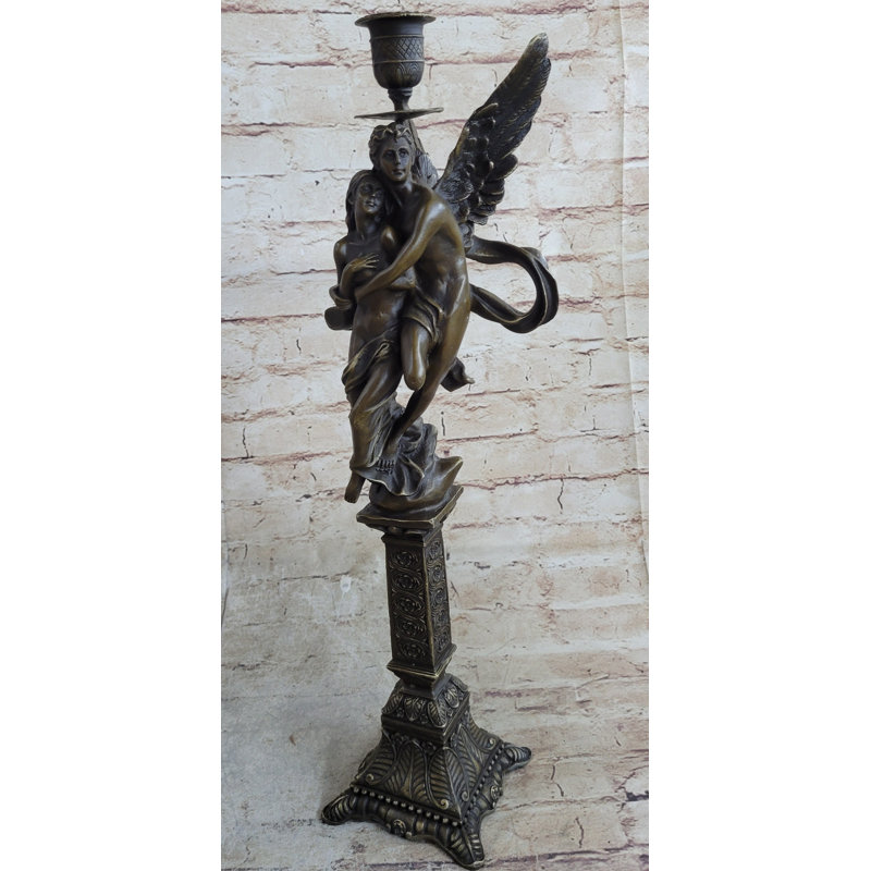 Bloomsbury Market 100 Percent Solid Bronze Sculpture Angel Psyche And ...