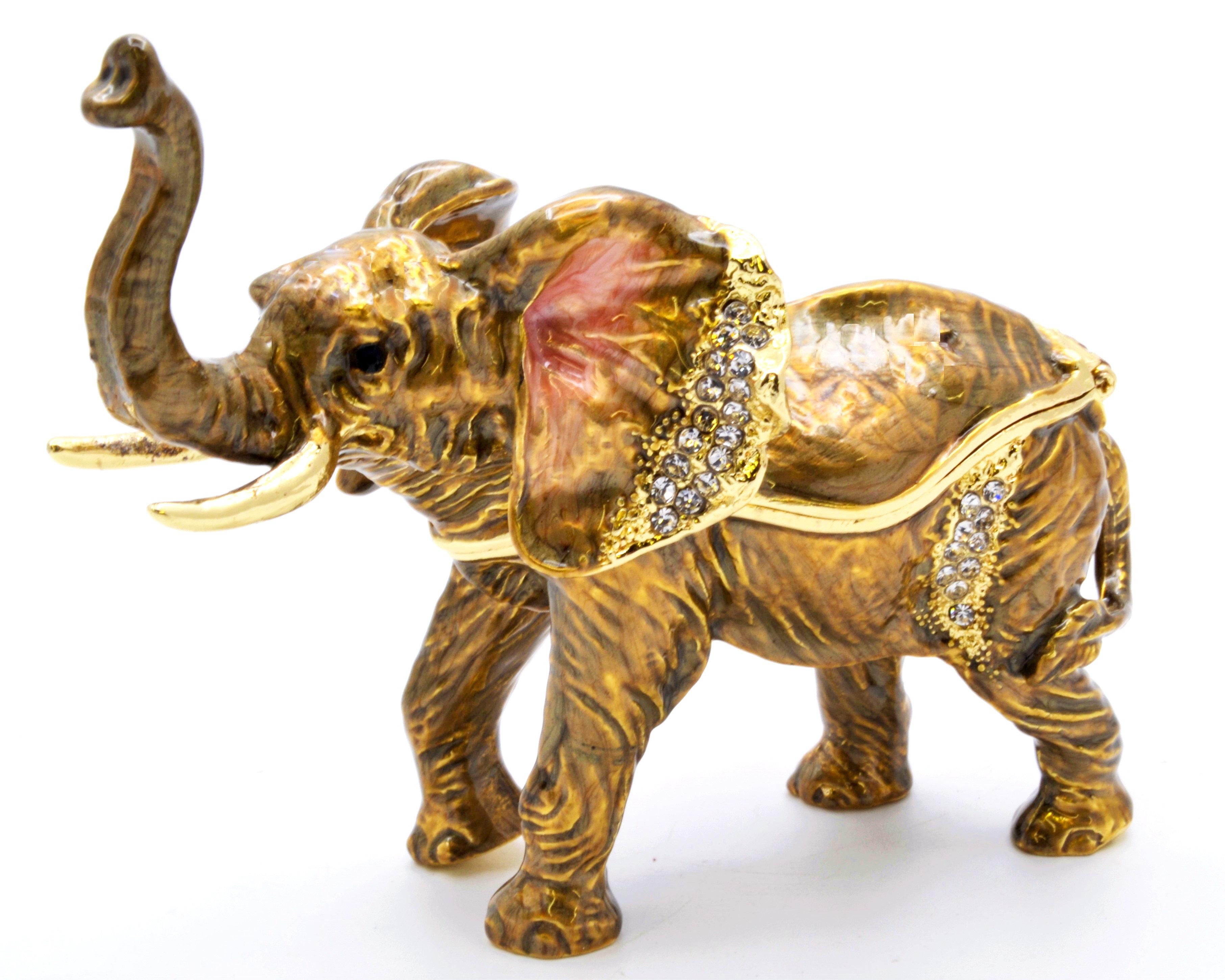 Bungalow Rose Bejeweled Elephant Decortive Box | Wayfair