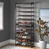 Rebrilliant Abbi 48-60 Pair Stackable Shoe Rack, with Adjustable Flat ...