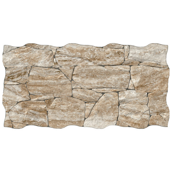 Merola Tile Caldera Roques 13" x 25" Porcelain Stone Look Wall & Floor ...