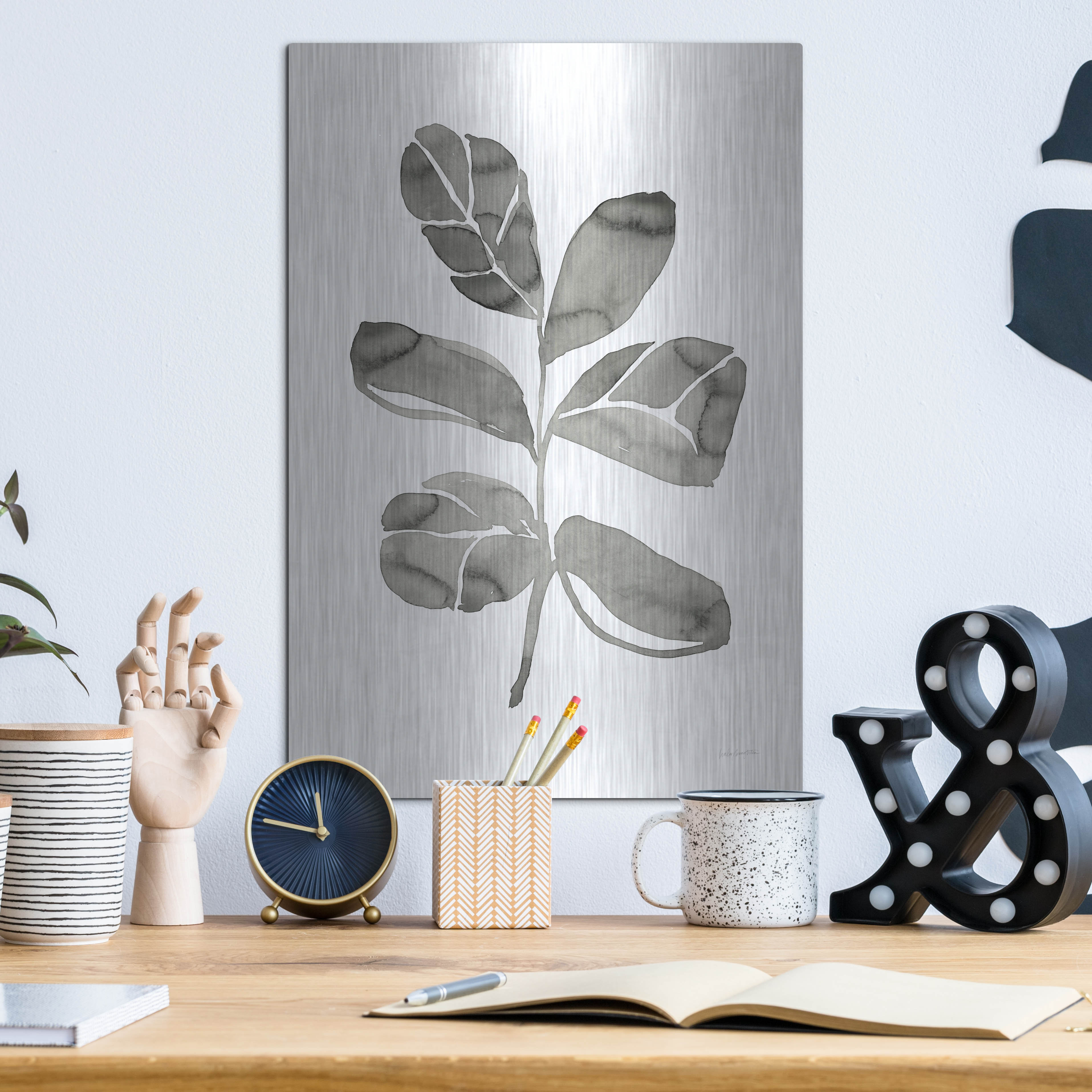 Winston Porter 'Fiddle Leaf 4' by Haley Knighten Wall Art | Wayfair
